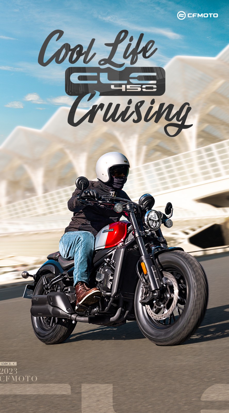 450Cruiser Standing poster | CFMOTO Parts