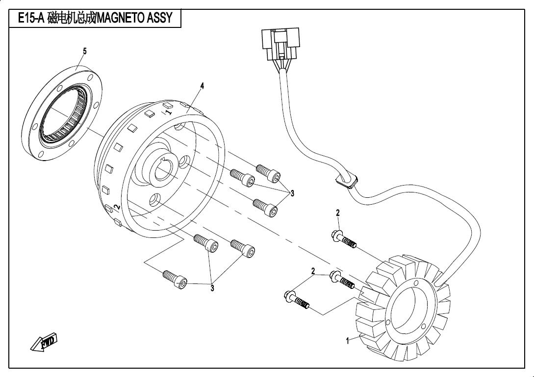 MAGNETO ASSY. | CFMOTO Parts