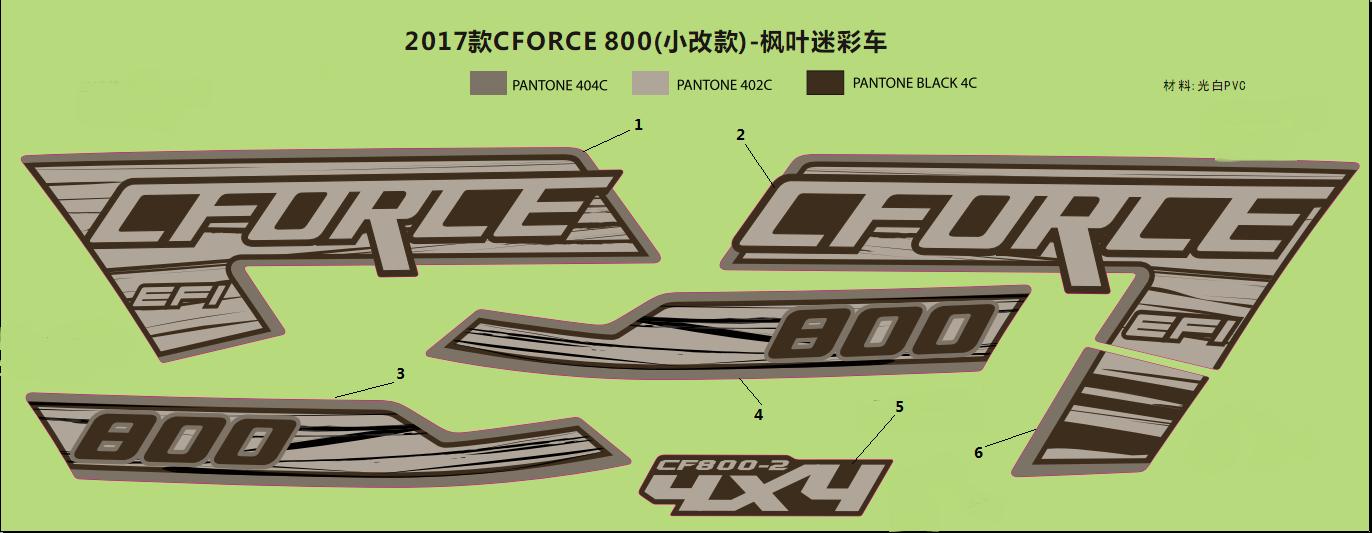 AIR FILTER COVER DECALS | CFMOTO Parts