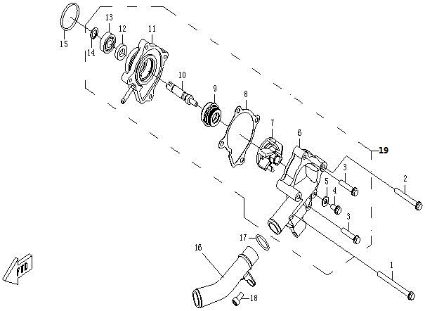 WATER PUMP ASSY. - E24 | CFMOTO Parts